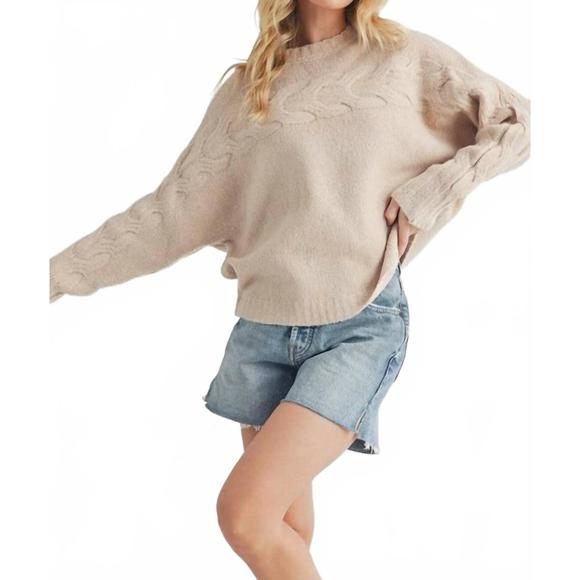 AEMI+CO | Sweaters | New Aemi Co Elaine Sweater In Oat | Poshmark